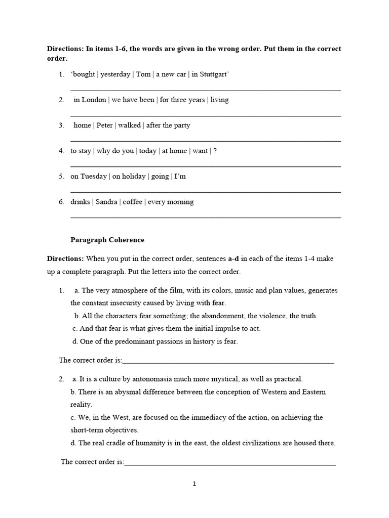 7 Worder Order Exercises Ss | PDF | Neil Armstrong | Apollo 11