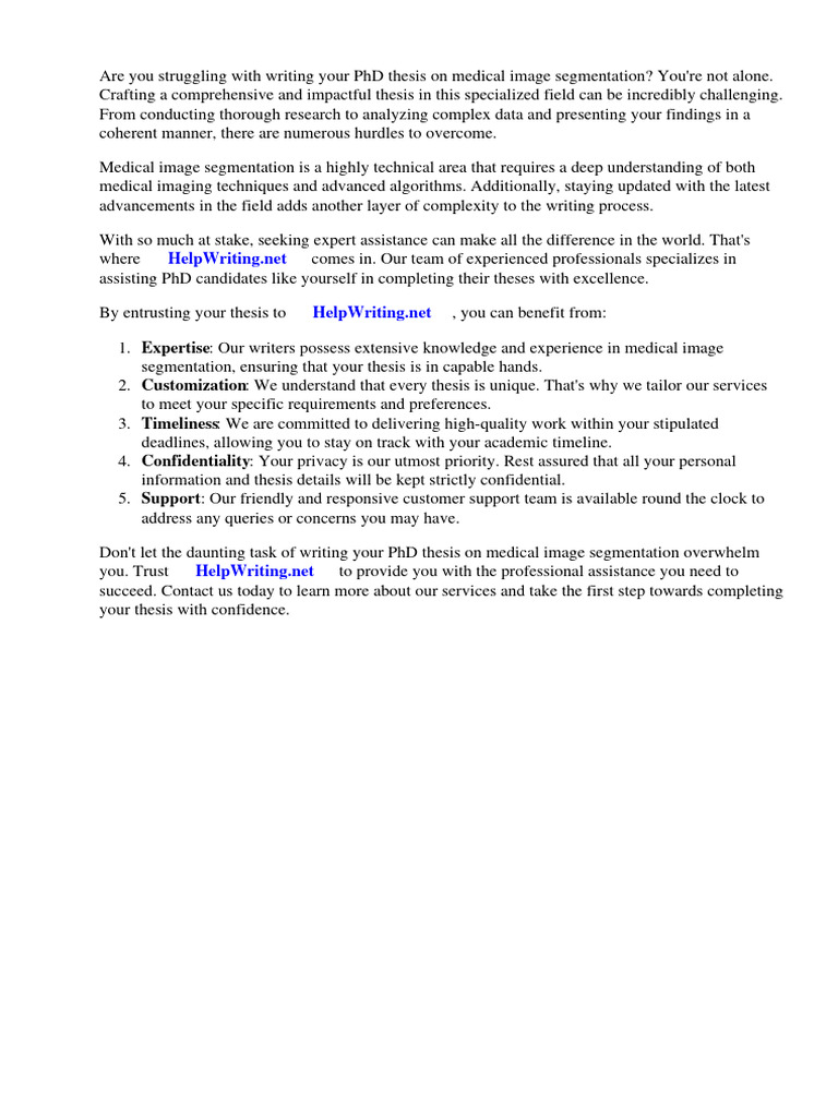 Phd Thesis on Medical Image Segmentation | PDF | Image Segmentation | Medical Imaging