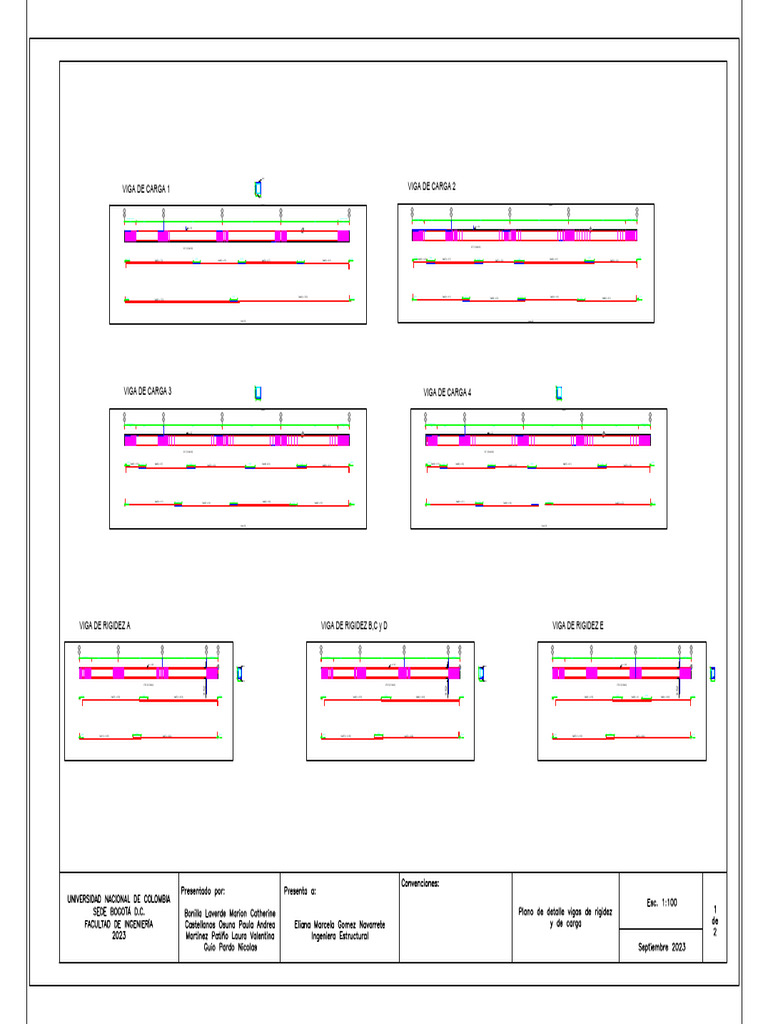 Vigas de Carga y Rigidez | PDF