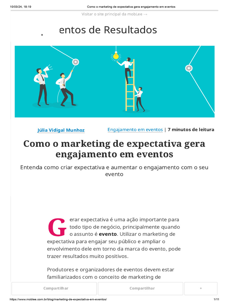 Como o Marketing de Expectativa Gera Engajamento em Eventos | PDF ...