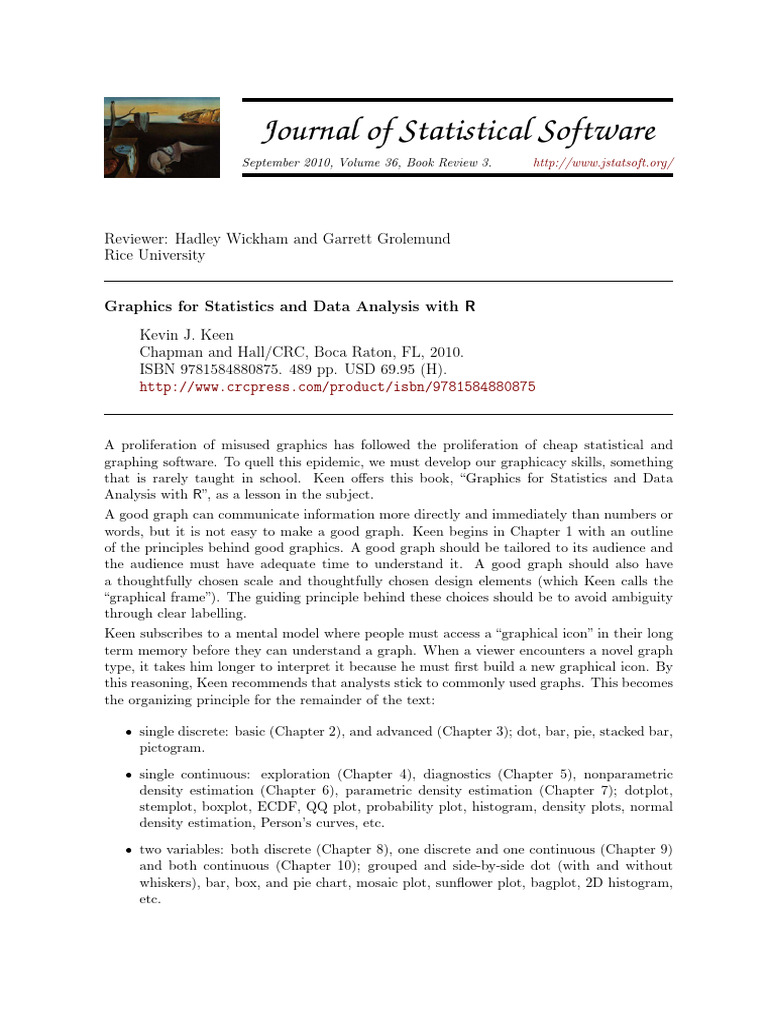 Graphics For Statistics and Data Analysi | PDF | Graphics | Regression ...