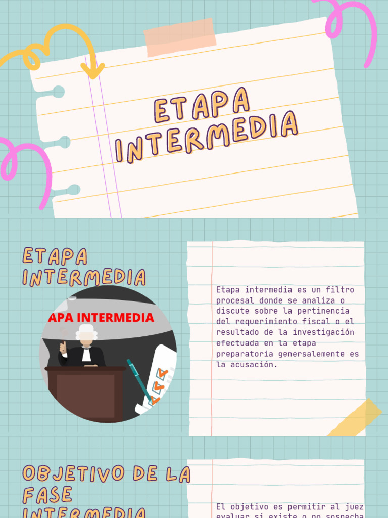 Etapa Intermedia | PDF