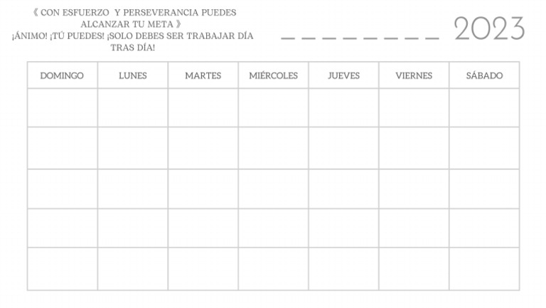 Planner Mensual 2 | PDF