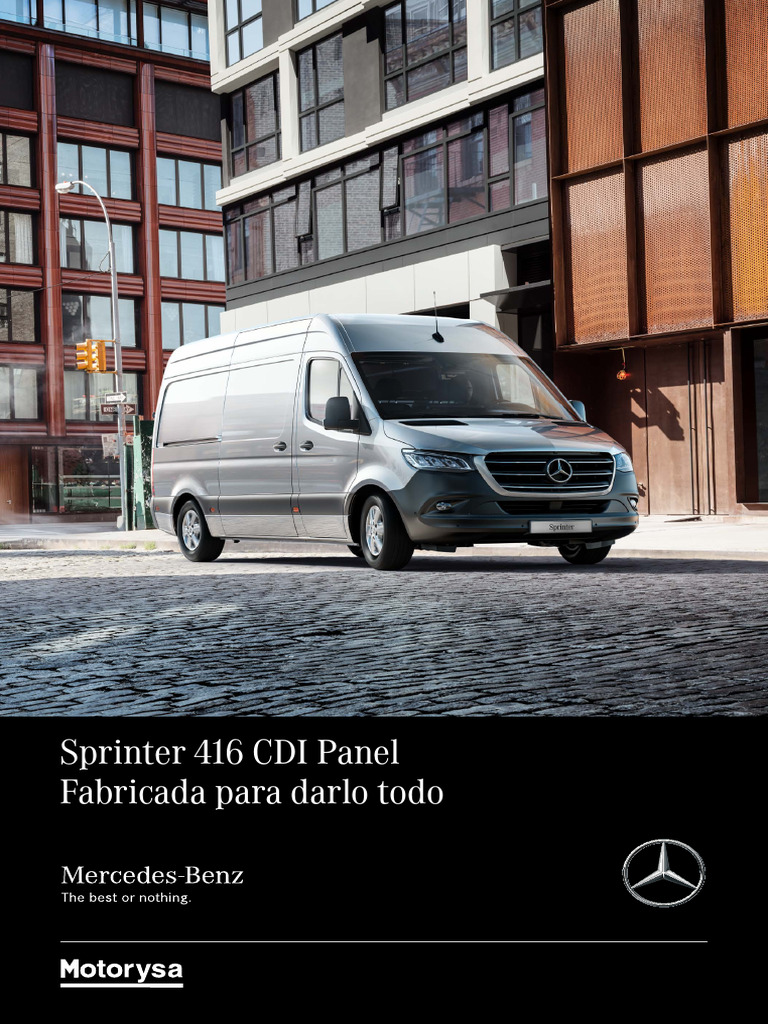 Ficha Tecnica Sprinter 416 Cdi Panel | PDF | Eje | Sistema de freno ...