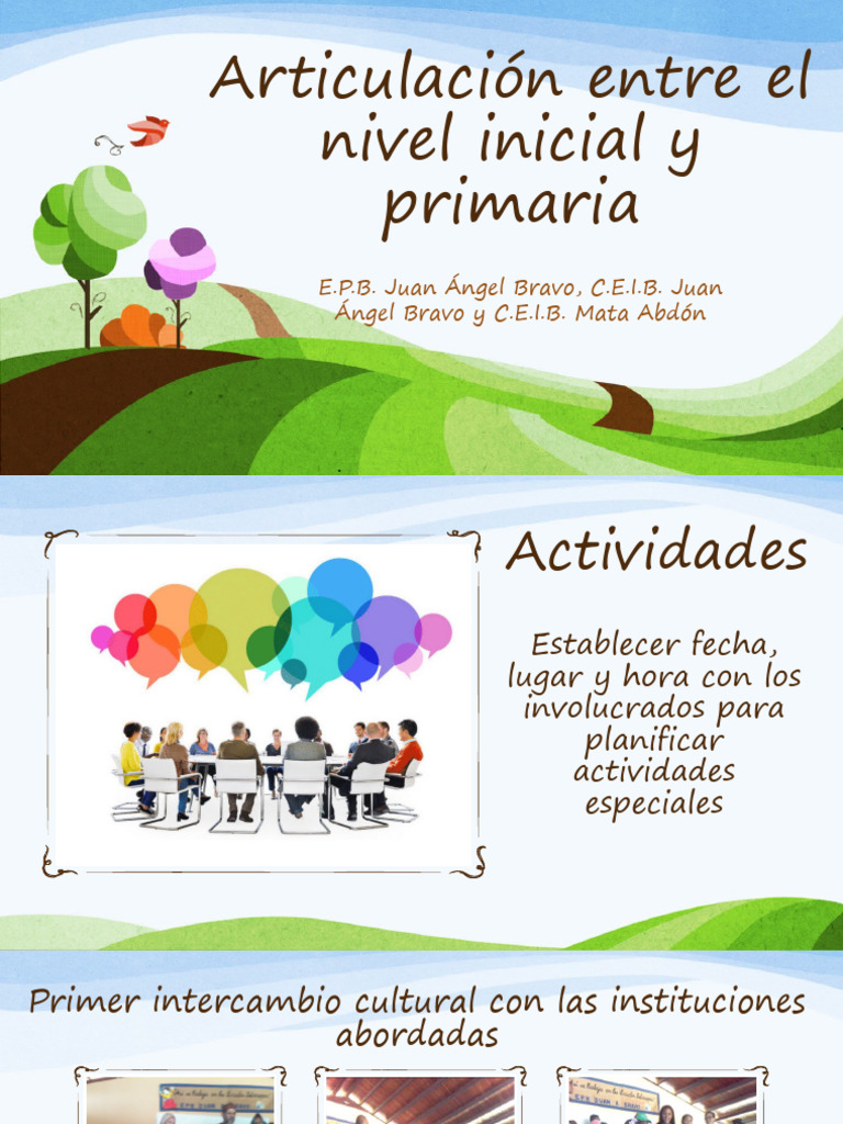Articulación Entre El Nivel Inicial y Primaria | PDF | Educación de la ...
