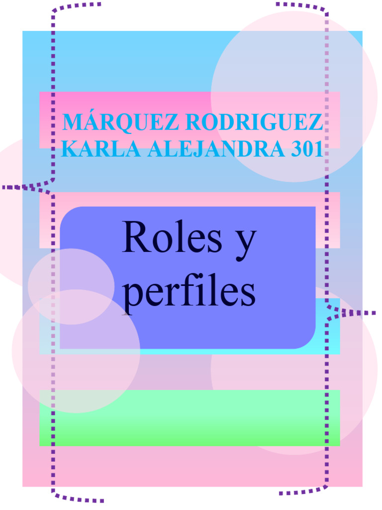 Roles y Perfiles | PDF