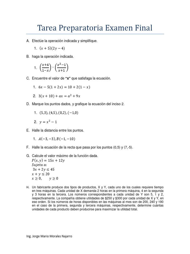 Tarea Final | PDF