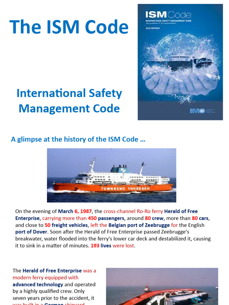 ISM-Code SEMI FINAL | PDF