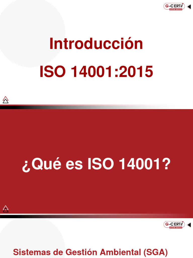 Introducción ISO 14001 - 2015 | Descargar gratis PDF | Planificación | Business