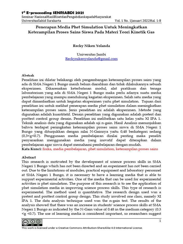 Recky Niken Yolanda - Jurnal Prosiding | PDF