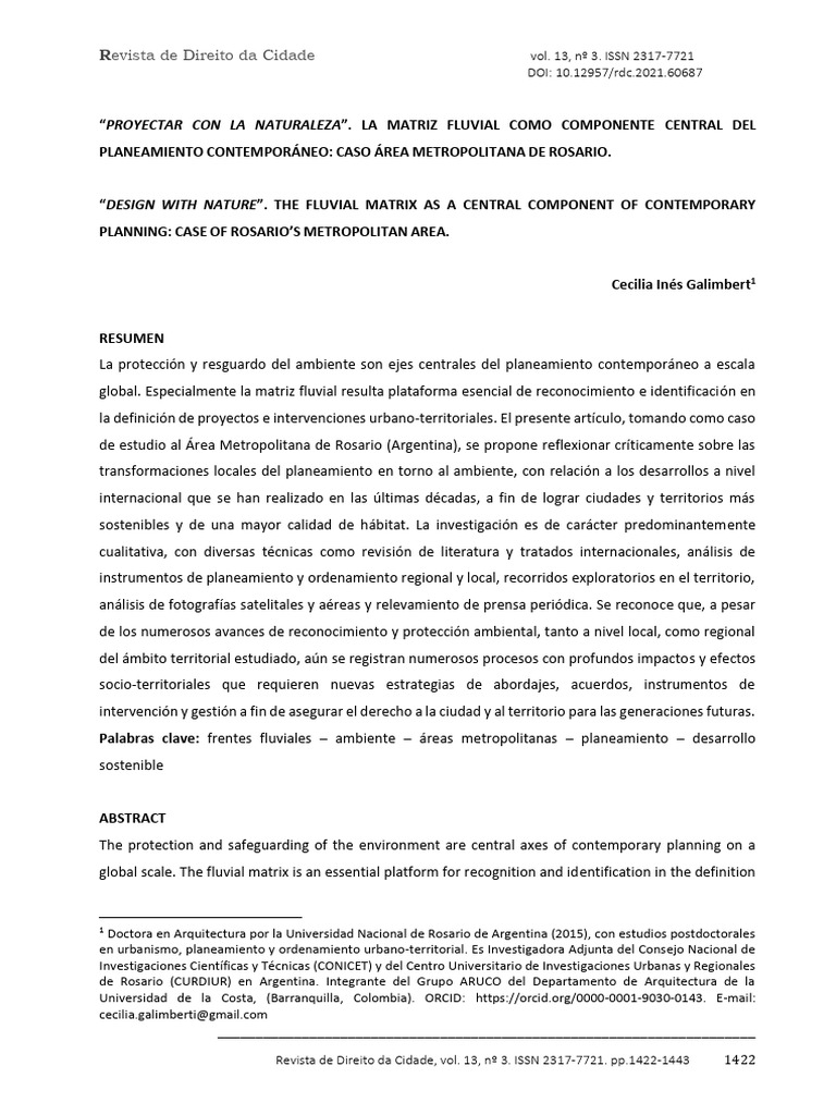 Proyectar_con_la_naturaleza | PDF | Sustentabilidad | Entorno natural