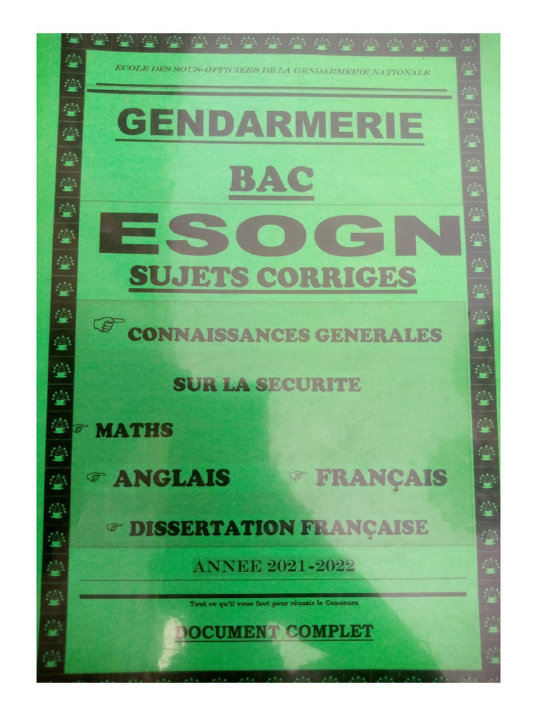 Fascicule ESOGN (SBD) | PDF