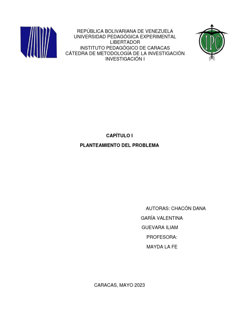 CAPITULO I - Def | PDF