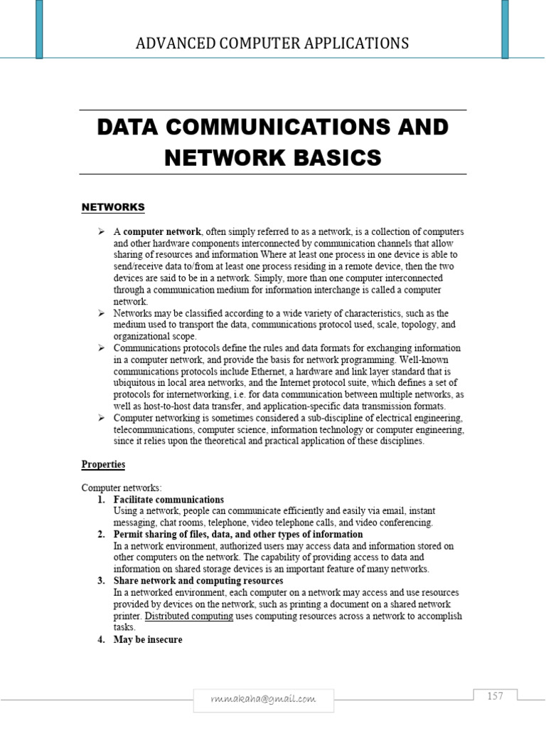 Computer Networks Topic | Download Free PDF | Network Topology | Computer Network