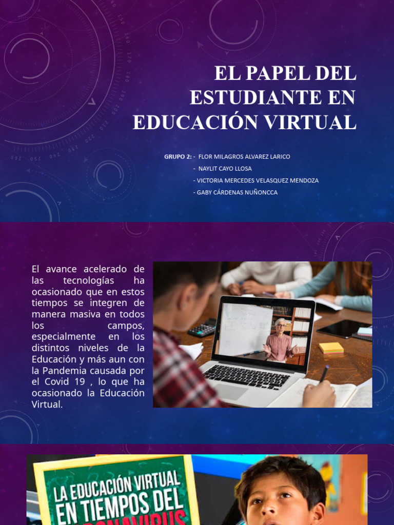 El Papel Del Estudiante en Educación Virtual | PDF | Aprendizaje ...