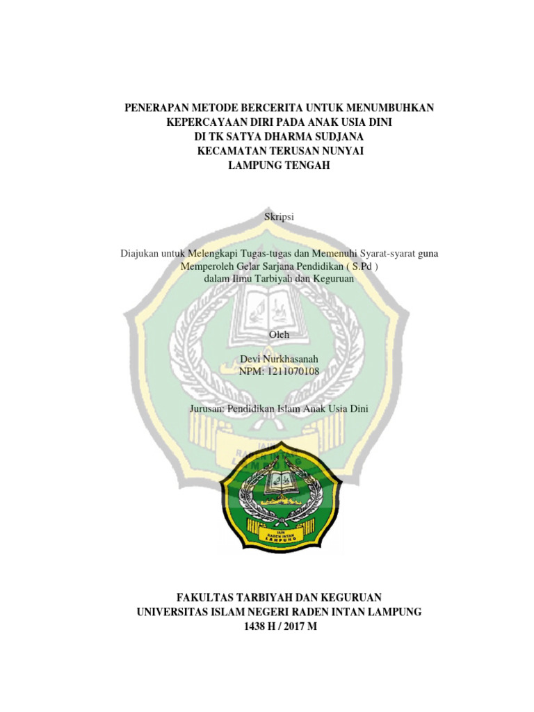 Skripsi Devi PDF | PDF | Kesehatan Holistik