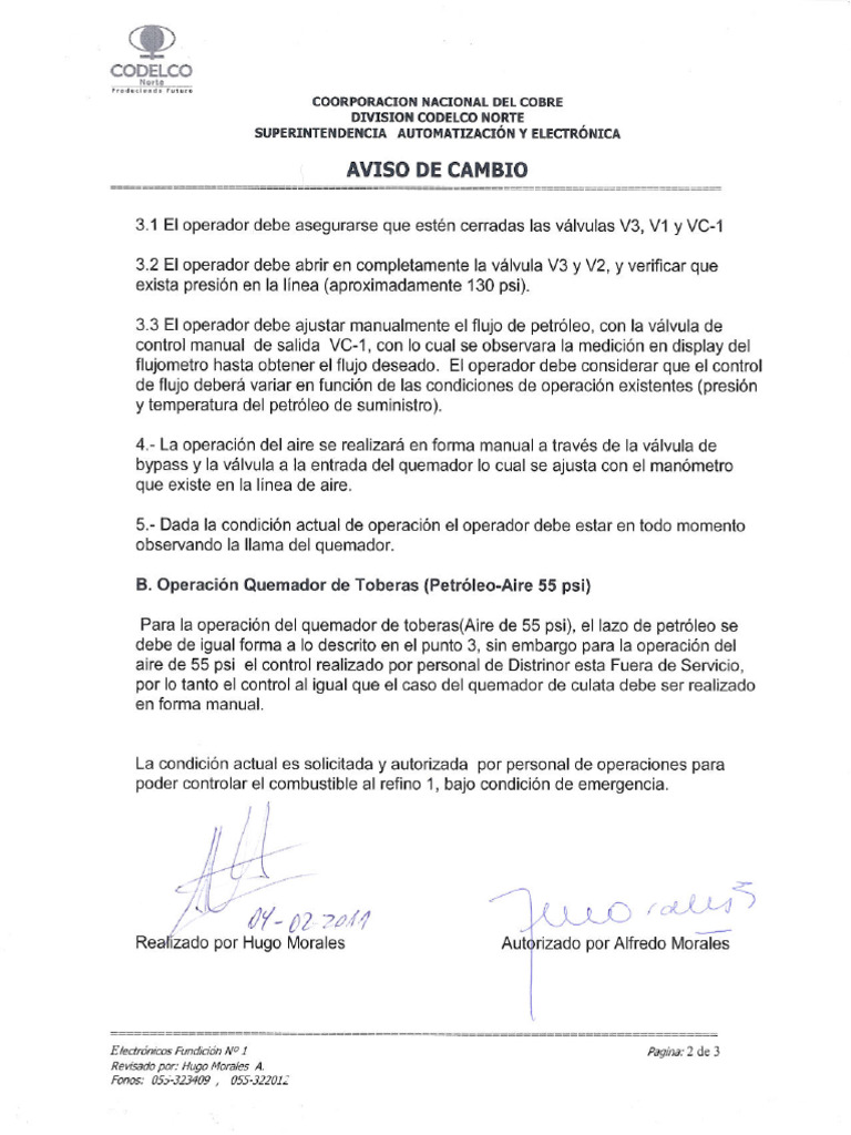 Procedimiento de Operacion Del Refino | PDF