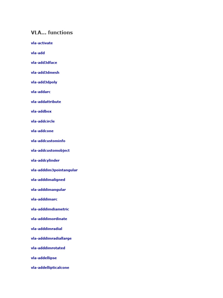 Funciones VLA | PDF | Teaching Methods & Materials