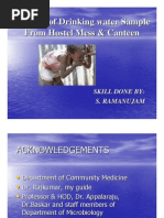 PNSDW 2017 Mandatory Parameters | PDF