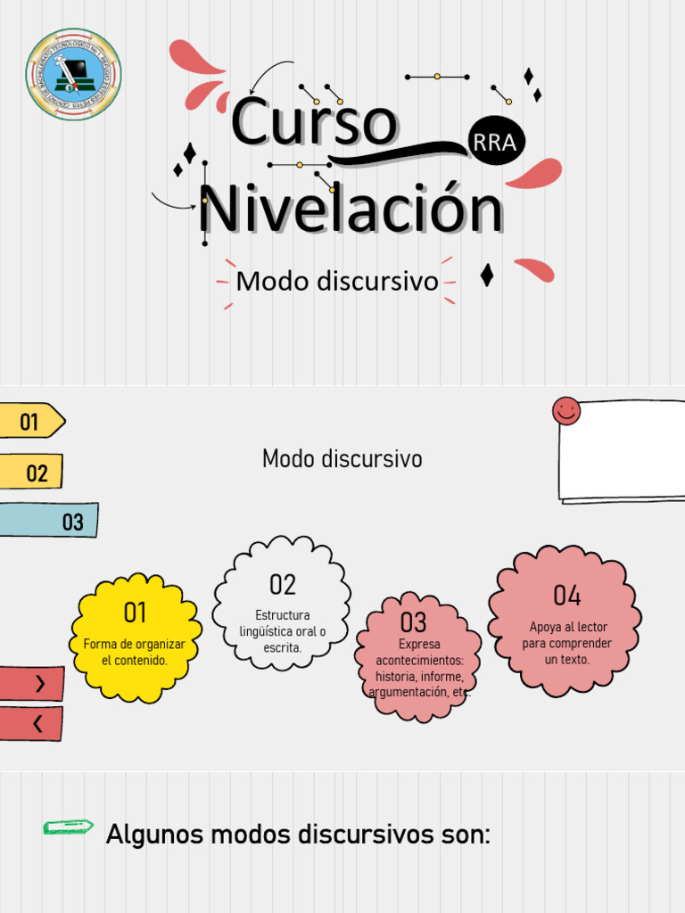 Modos discursivos y su estructura | PDF