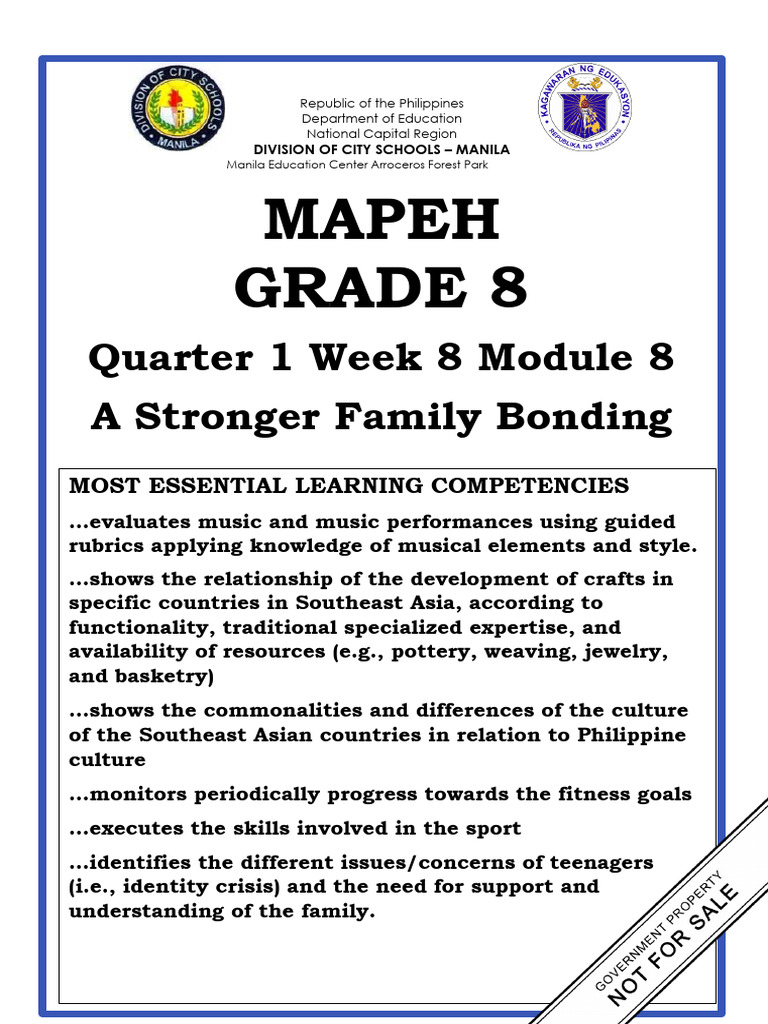 MAPEH 8 - Q1 - W8 - Mod8 | PDF | Volleyball