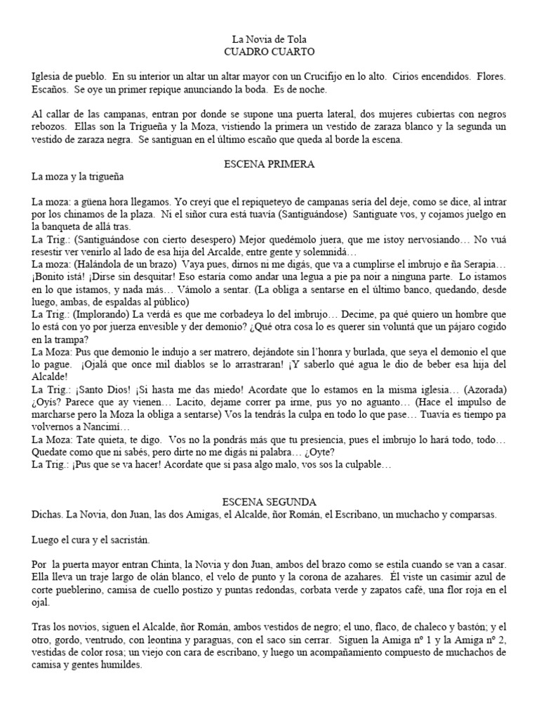 La Novia de Tola | Descargar gratis PDF | Amor