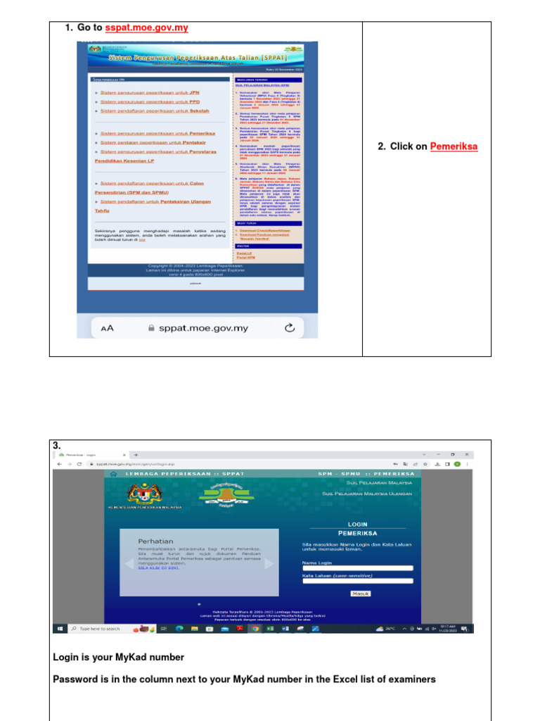 How To Access Sspat Step by Step Guide | PDF