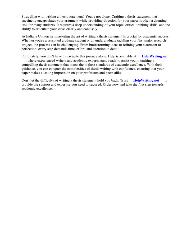 Crafting Effective Thesis Statements | PDF | Thesis | Essays