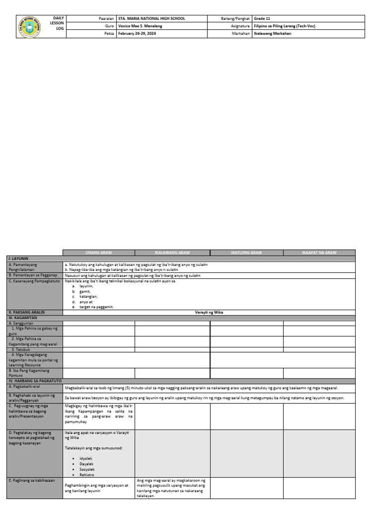 DLL Larang Week4 | PDF
