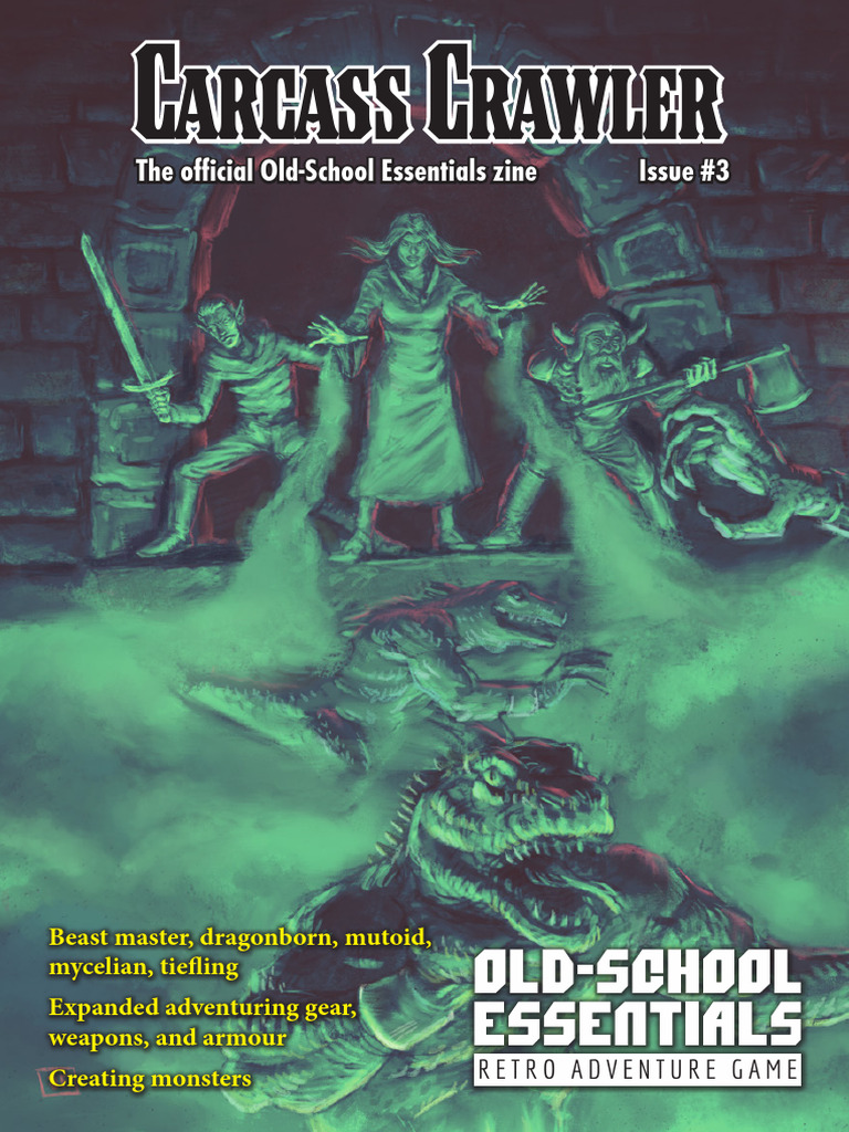 Old School Essentials NG Carcass Crawler Magazine Issue #3 Double | PDF ...