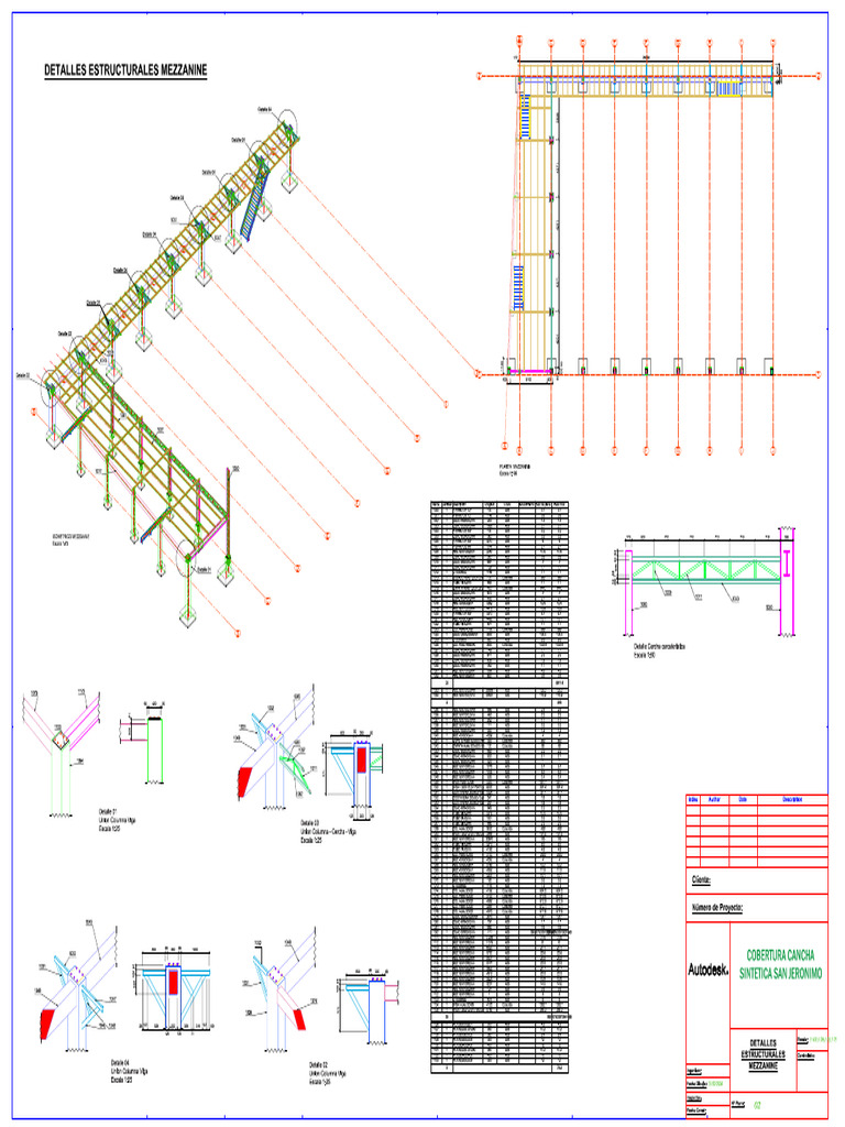 Detalles Estructurales Mezzanine | PDF