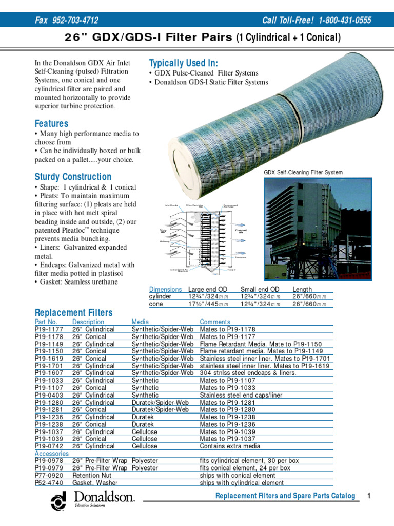 GDX Filter Elements | PDF | Technology & Engineering