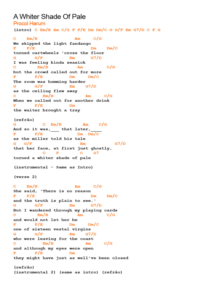 A Whiter Shade of Pale | PDF | Art
