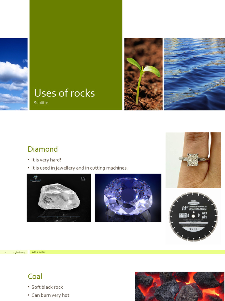 Uses of rocks | PDF