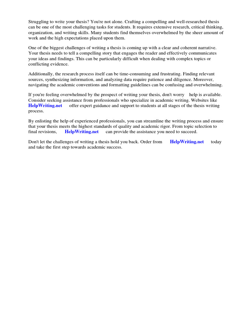 Thesis Examples Narrative Essay | PDF | Essays | Narrative