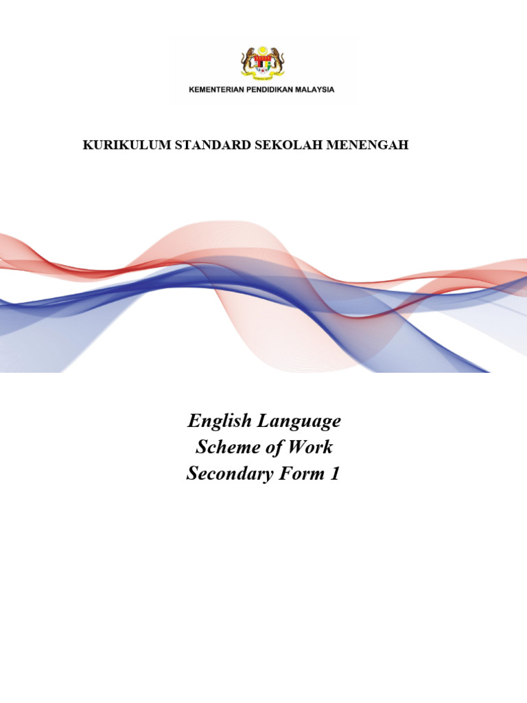 Secondary Scheme of Work Form 1 2021 WORD | PDF | Teachers | Curriculum