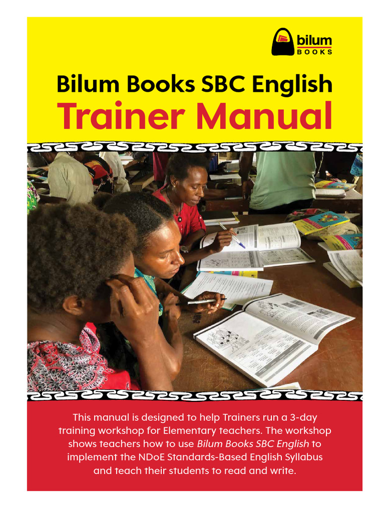 Bilum Books SBC English Trainer Manual | PDF | Phonics | Reading ...