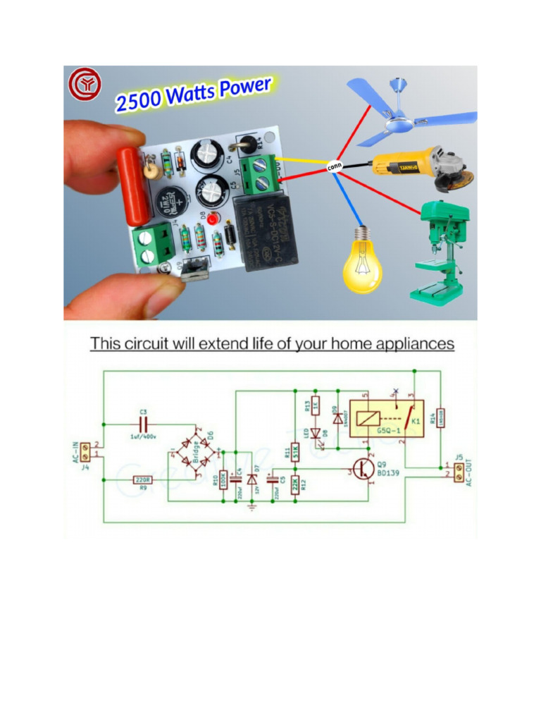 Electrical Layout 2500 Watts Power | PDF