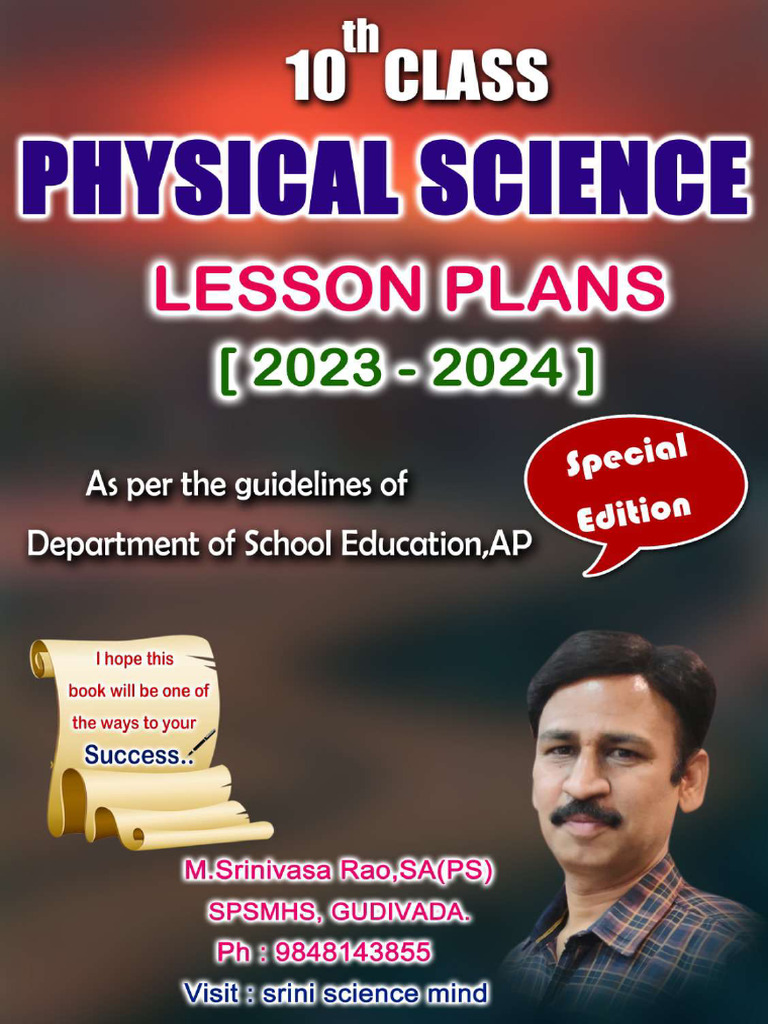 10th Class PS Lesson Plans BOOK | PDF | Heat | Temperature