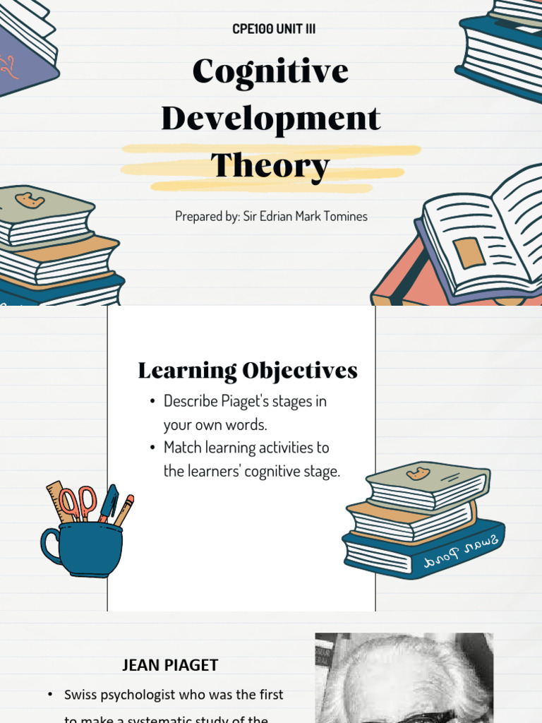 Cognitive Development Theory | PDF