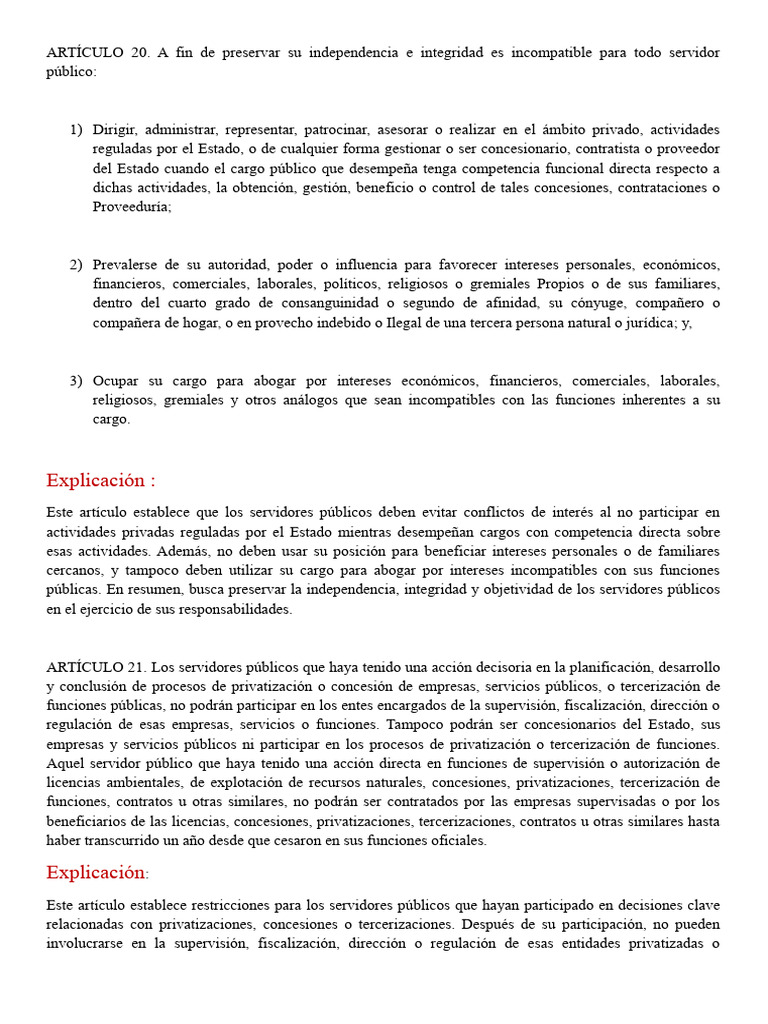 Atr.20 y 21 | PDF | Outsourcing | Privatización