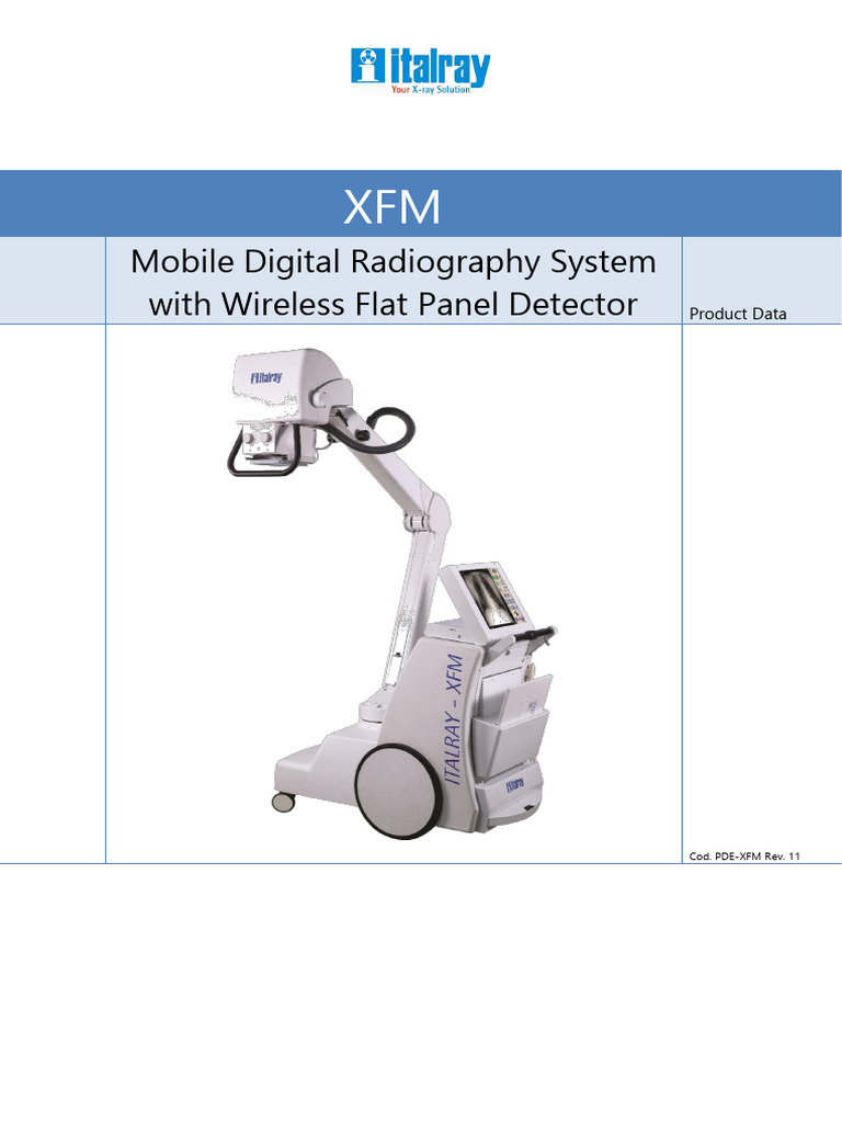 Rayo X Protable XFM ITALRAY | PDF | Radiography | Computing