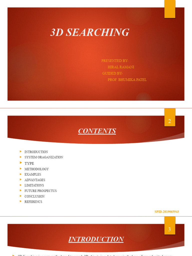 3D Searching | PDF