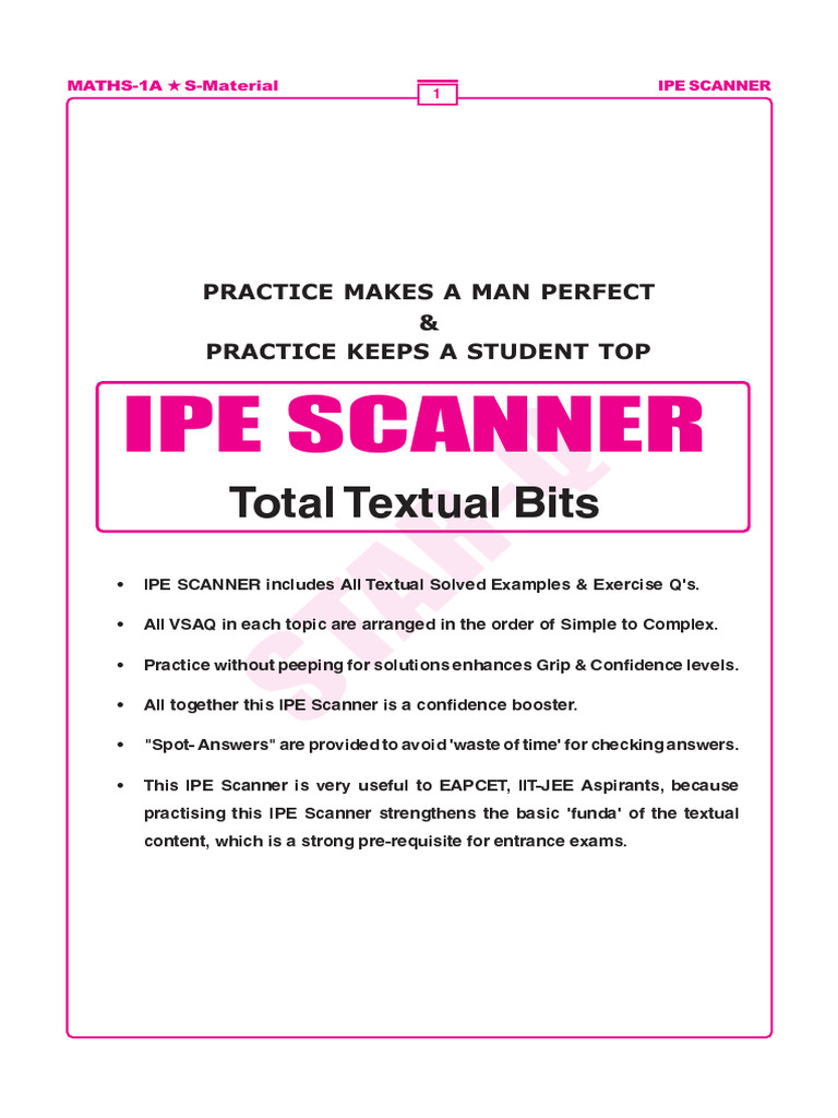 Ipe Scanner 1 | PDF