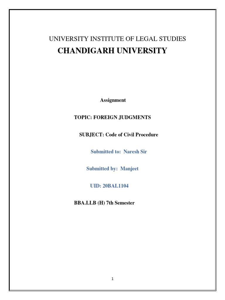 CPC Assignment | PDF