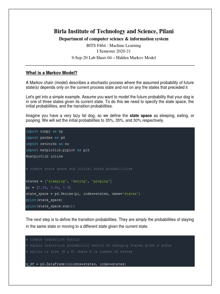ml2020 Pythonlab04 | PDF | Theoretical Computer Science | Machine Learning