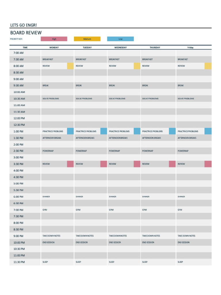 Schedule | PDF