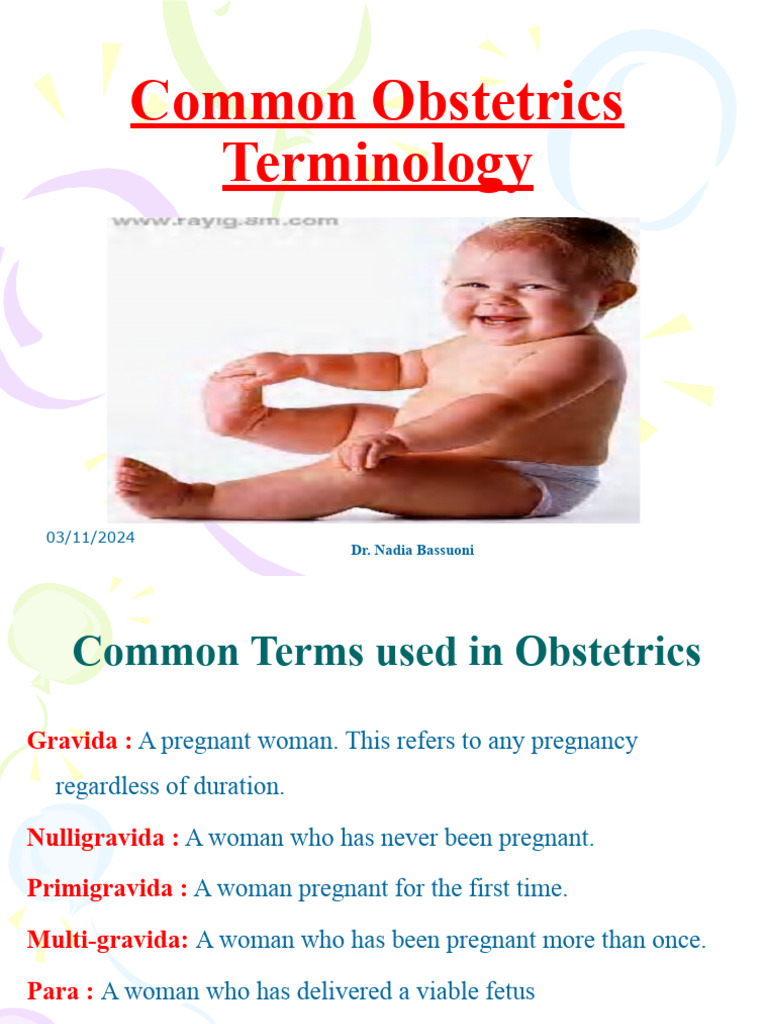 Common Obstetrics Terminology | PDF | Pregnancy | Reproduction