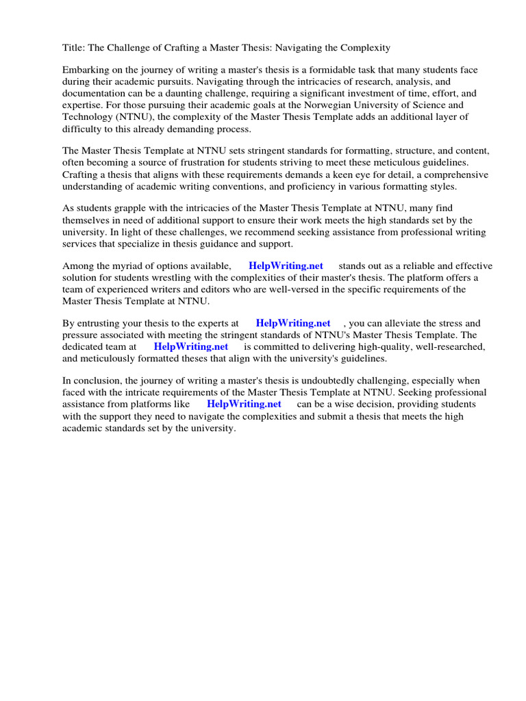 Master Thesis Template Ntnu | PDF | Thesis | Microsoft Power Point Master Thesis Template Ntnu | PDF | Thesis | Microsoft Power Point