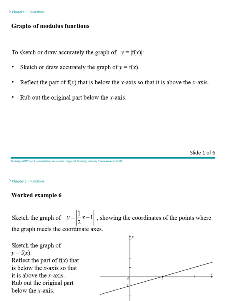 1 5 Modulus Pdf Cartesian Coordinate System Mathematics